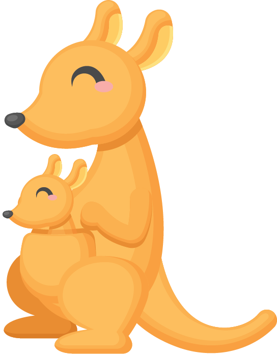flashcard-animal-Kangaroo - Mommy & Me Station