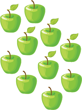 flashcard-number-Apples - Mommy & Me Station